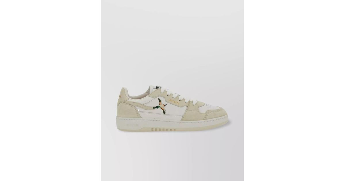 Axel Arigato Bird Suede Panels Perforated Toe Sneaker in Metallic | Lyst