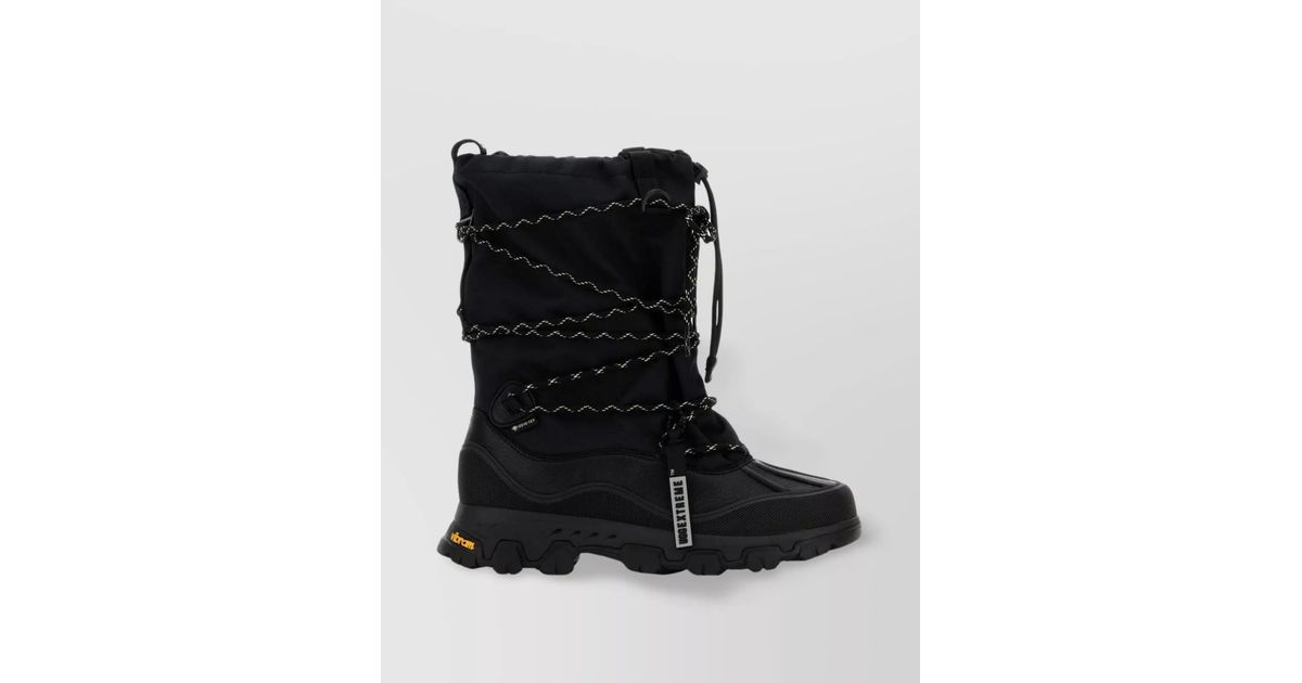 UGG Fabric Metropeak Chunky Sole High-Top Boots in Black | Lyst UK