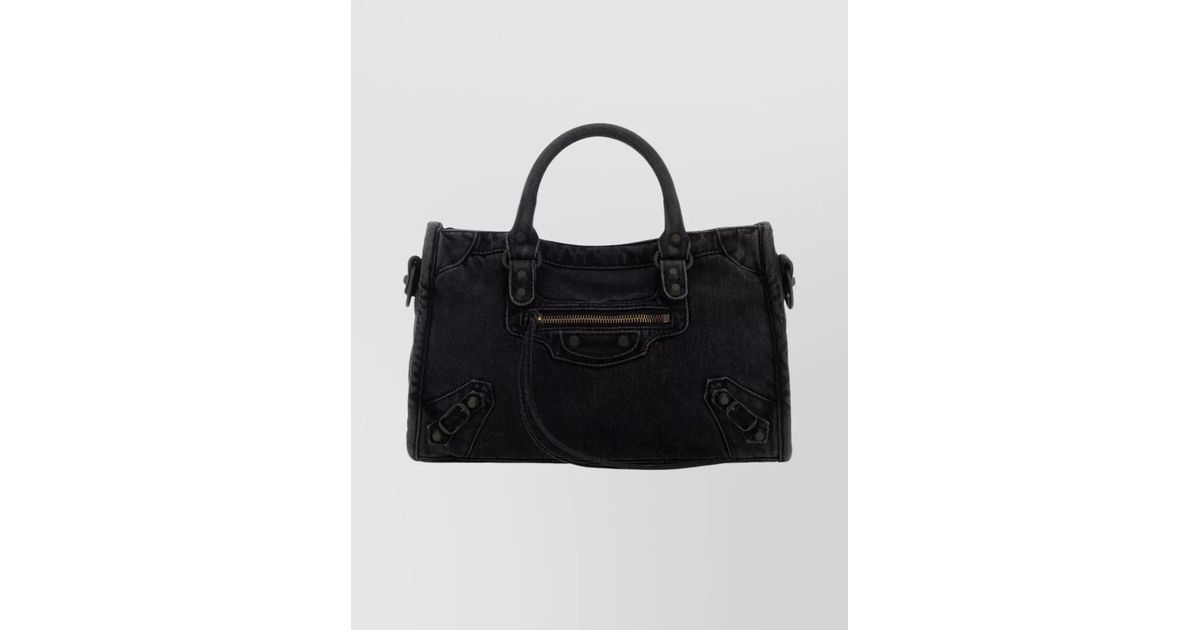 Balenciaga Small Le City Handbag Featuring Studs in Black | Lyst UK