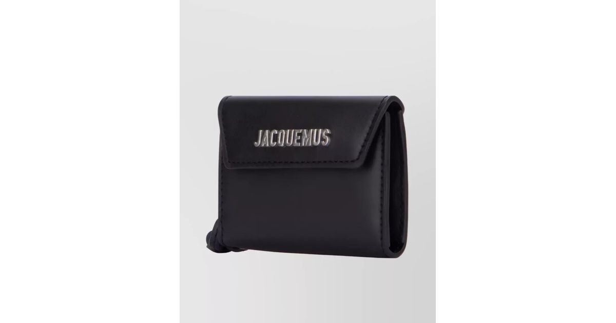 Jacquemus Streamlined Rectangular Wallet Design in Black for Men | Lyst