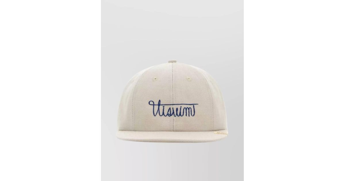 Visvim Wool Blend Baseball Cap With Curved Brim in Natural for Men | Lyst