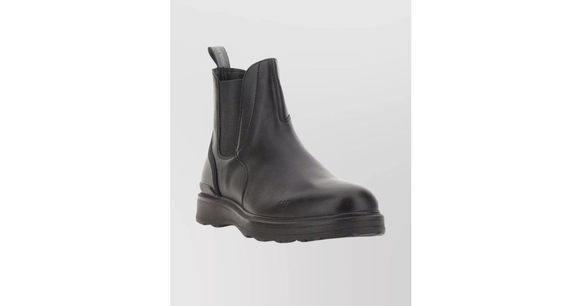 Woolrich Ankle Boot With Elastic Side Panels in Black for Men | Lyst