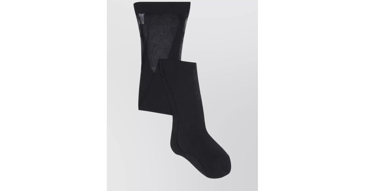 Dolce & Gabbana Sheer Tights Pack Reinforced Toe in Black | Lyst UK