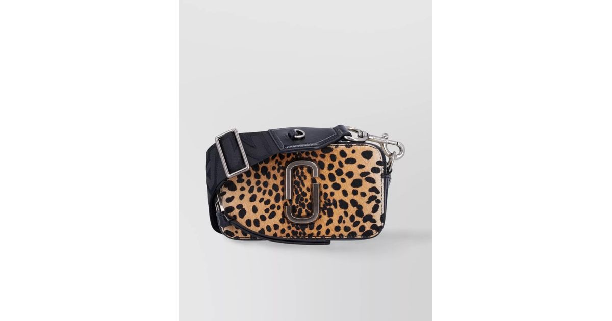 Marc Jacobs Cheetah Haircalf Snapshot Shoulder Bag | Lyst UK