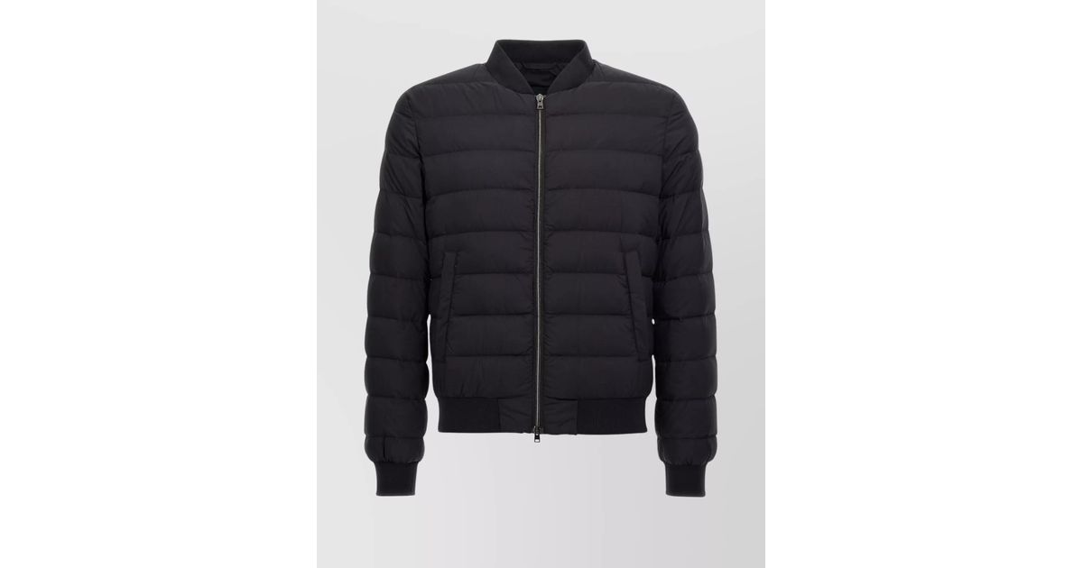 Herno Down Jacket With Padded Quilted Texture in Blue for Men | Lyst