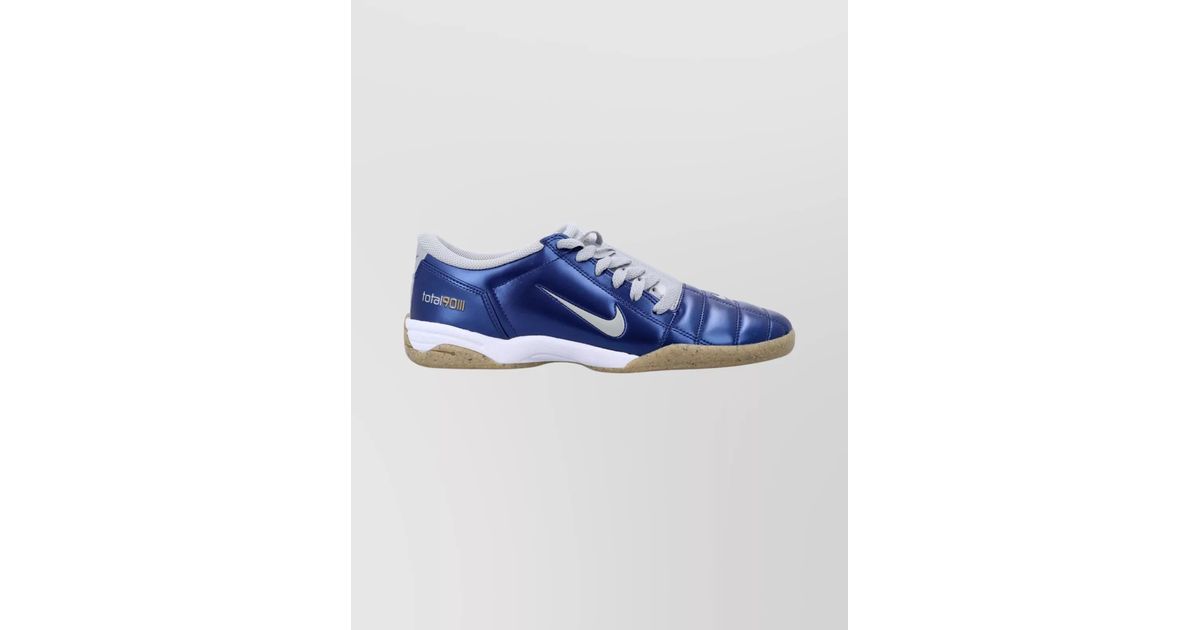 Nike Quilted Upper Sneakers With Flat Rubber Sole in Blue | Lyst UK