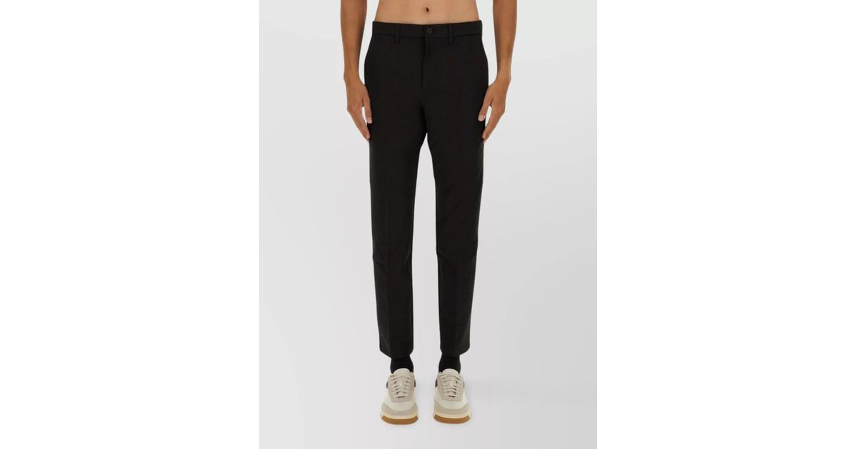 BOSS Tailored Trousers With Side And Back Pockets in Black for Men ...