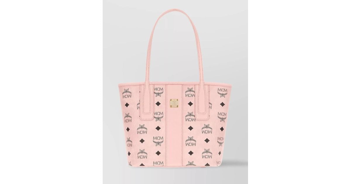 MCM Liz Vi Mini Bag Shopper in Pink | Lyst