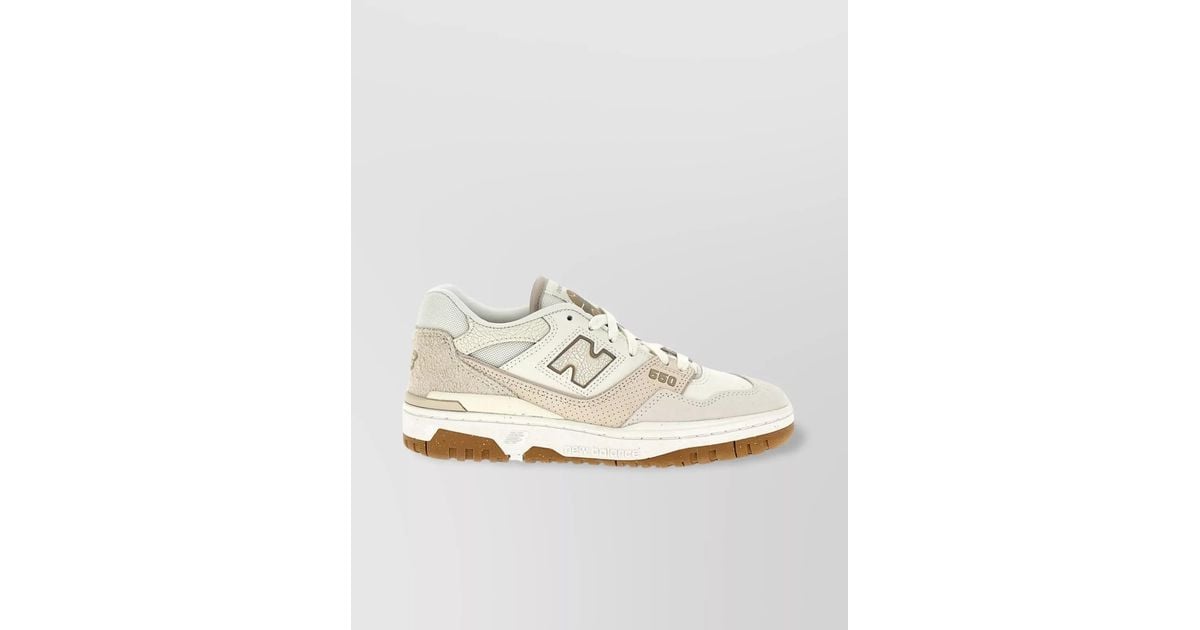 New Balance '550' Sneakers Contrast Sole in White | Lyst