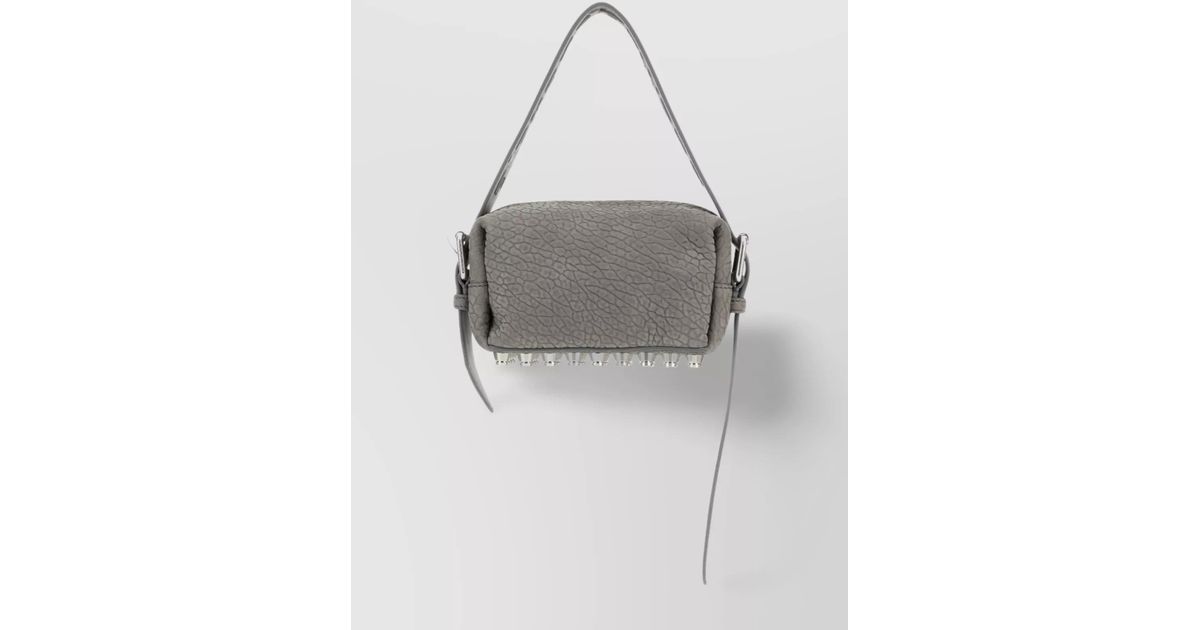 Alexander Wang Small Ricco Shoulder Bag in White | Lyst