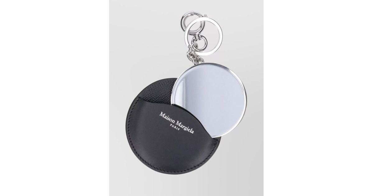 Maison Margiela Circular Key Holder Dual-Sided Design in White | Lyst