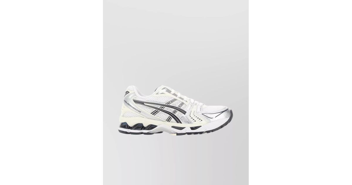 Asics Mesh And Rubber Sneakers Gel-Kayano 14 in Metallic | Lyst