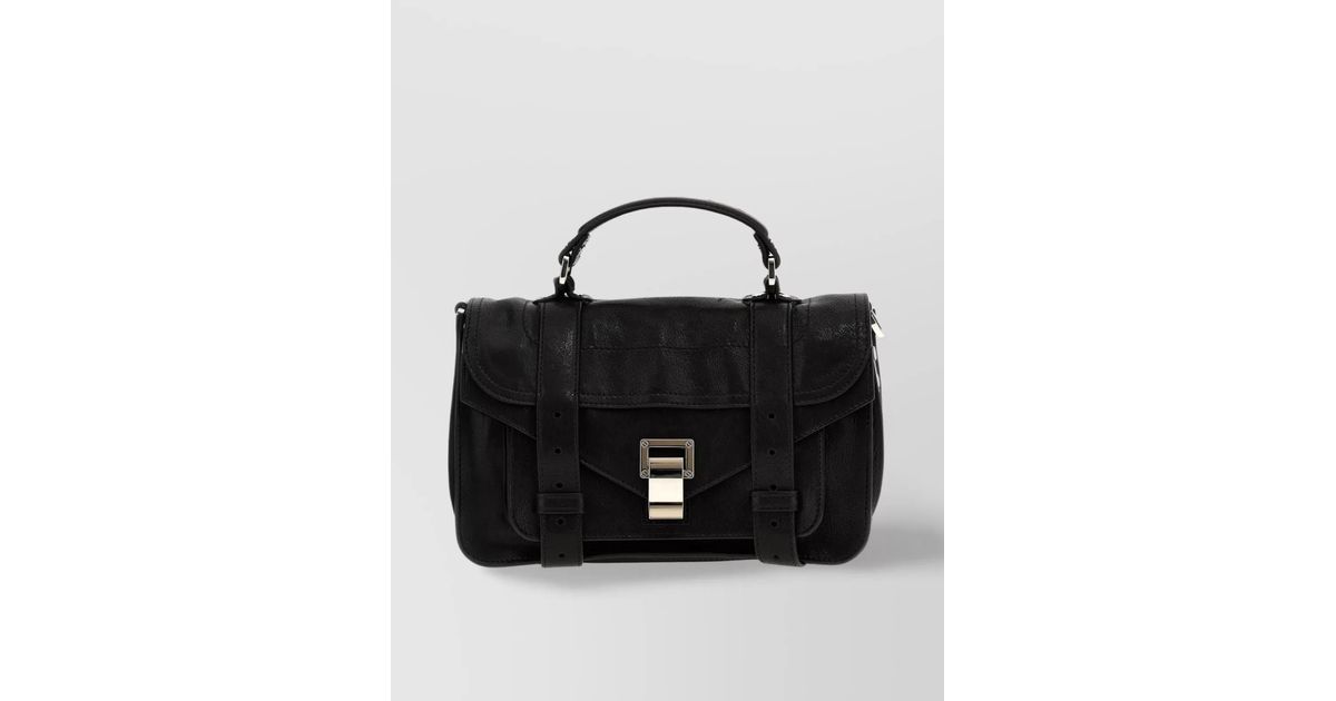 Proenza Schouler Small Ps1 Bag With Strap And Handle in Black | Lyst