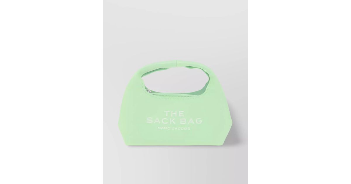Marc Jacobs Mini Leather Sack Handbag in Green | Lyst UK
