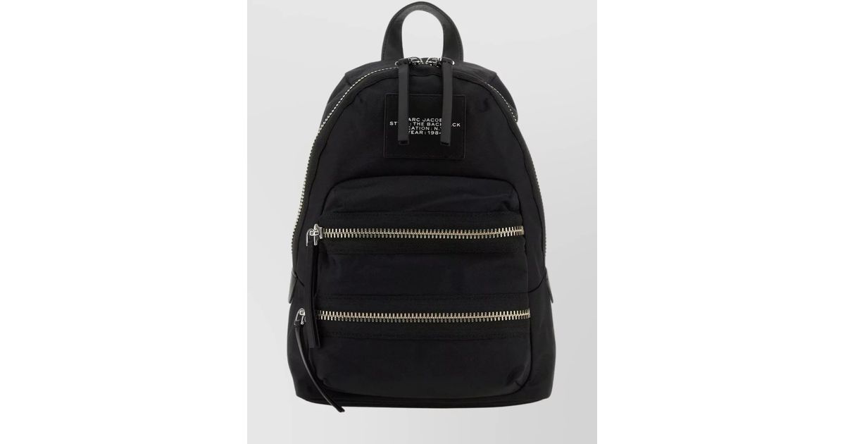 Marc Jacobs The Medium Biker Backpack in Black | Lyst