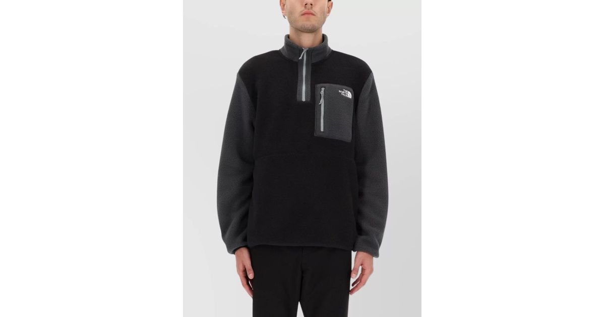 The North Face Modern High Collar Color Block Jacket in Black for Men ...