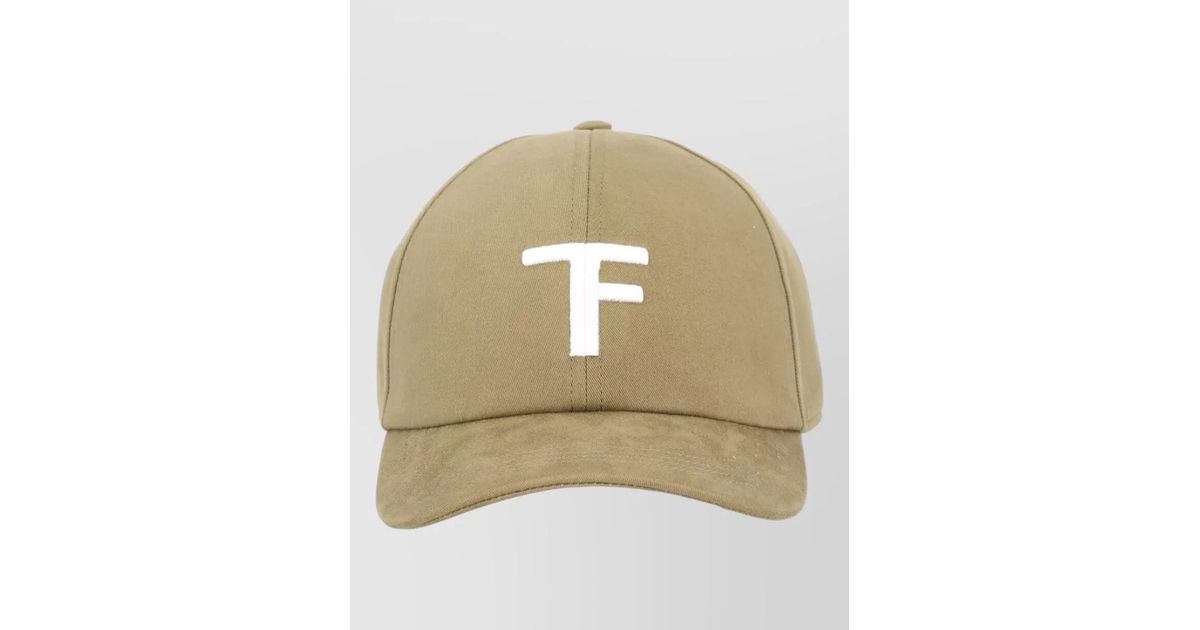 Tom Ford Structured Hat Curved Brim Silhouette in Metallic for Men ...