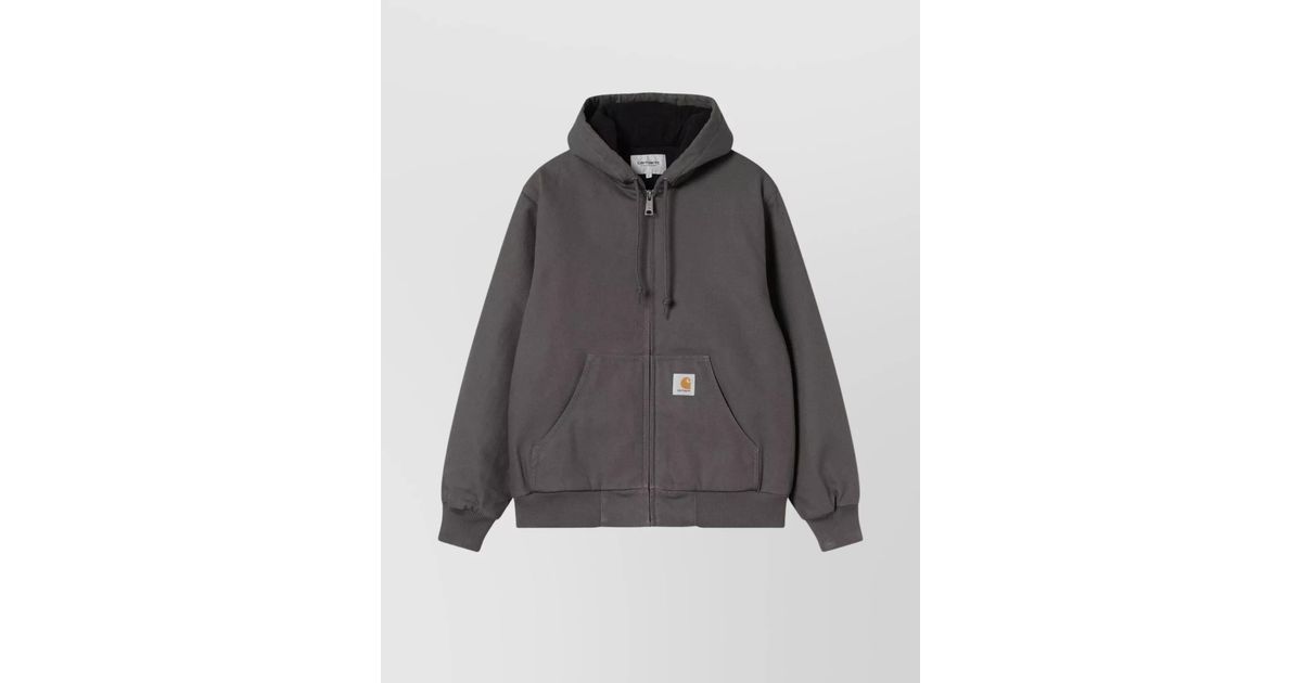 Carhartt Winter Active Jacket Hooded Design in Gray for Men | Lyst
