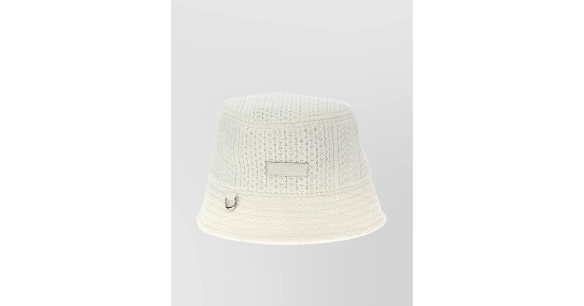 Jacquemus Bucket Hat in Natural | Lyst UK