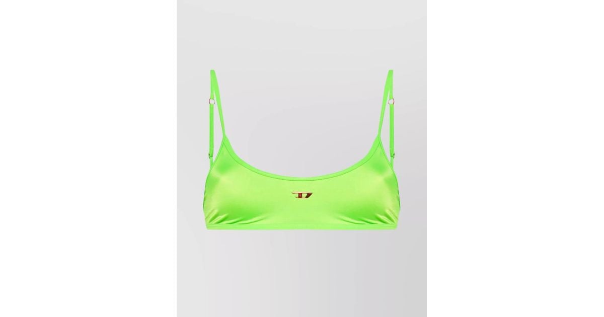 DIESEL Nala Bikini Top in Green | Lyst