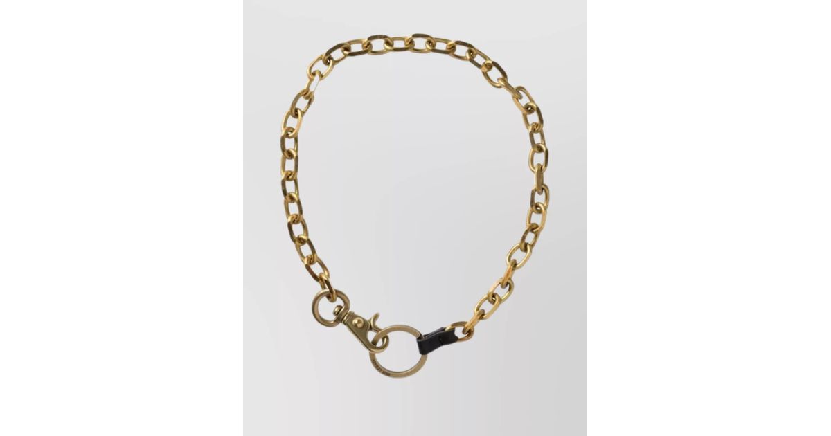 Our Legacy "Chain Link Design" Keychain in Metallic | Lyst