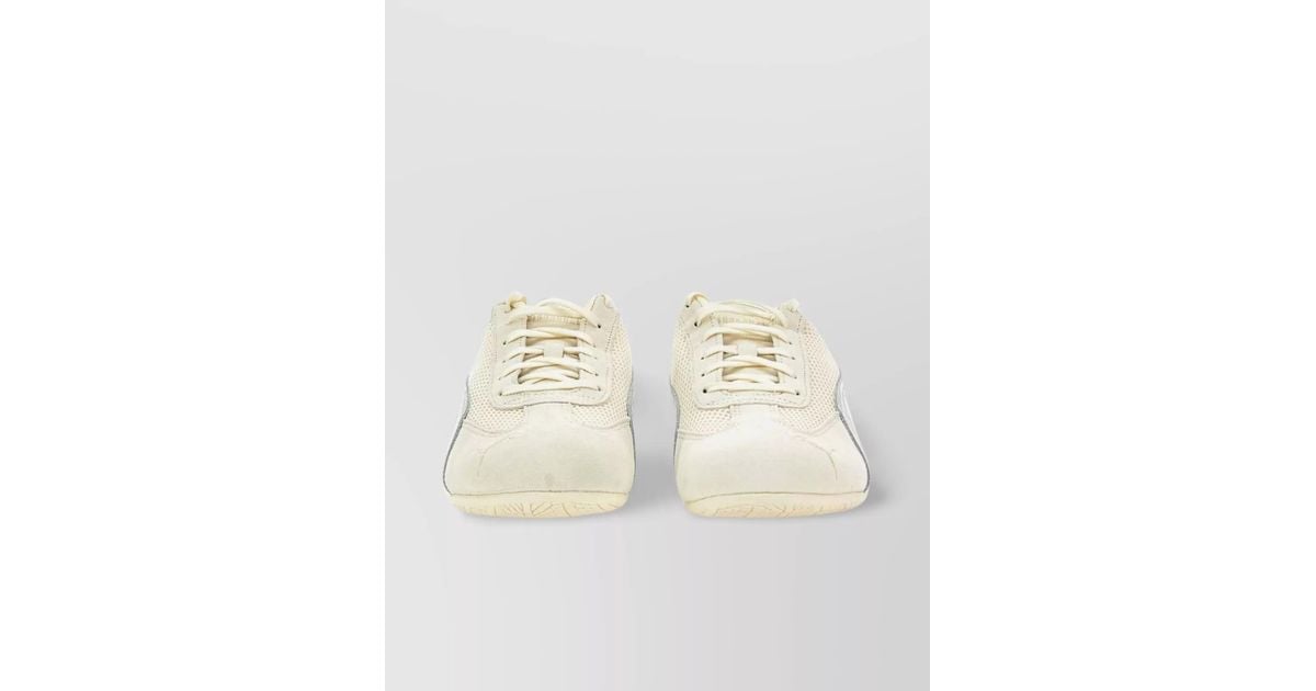 PUMA Premium Speedcat Cream Sneakers in Natural | Lyst