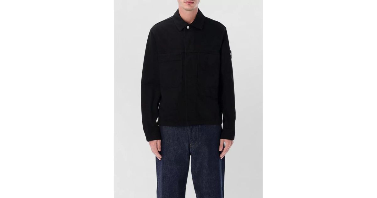 Stone Island Denim Jacket in Blue for Men | Lyst UK