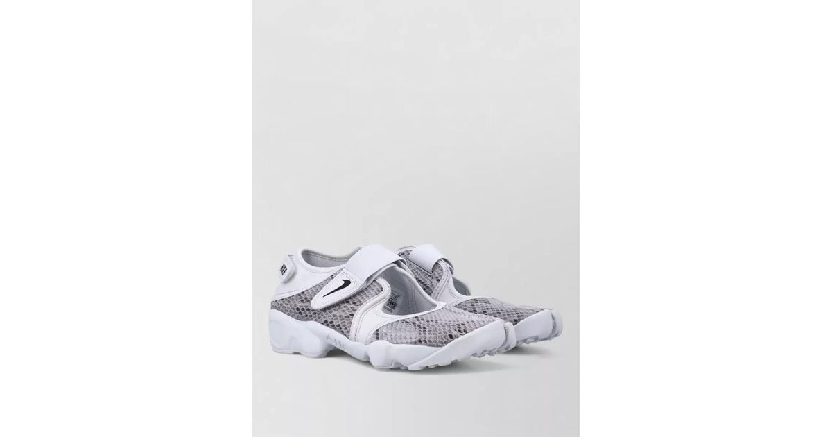 Nike Rift Sneaker Split Toe Leather Snakeskin in White | Lyst UK