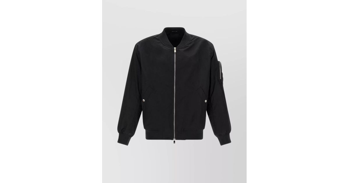 Tatras 'Tomori' Flight Jacket With Ribbed Details in Blue for Men | Lyst