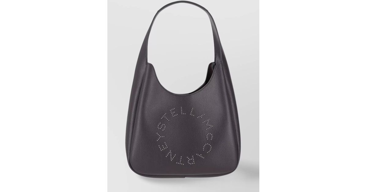 Stella McCartney Hobo Bags Logo Shoulder Strap Structured Shape in Gray ...