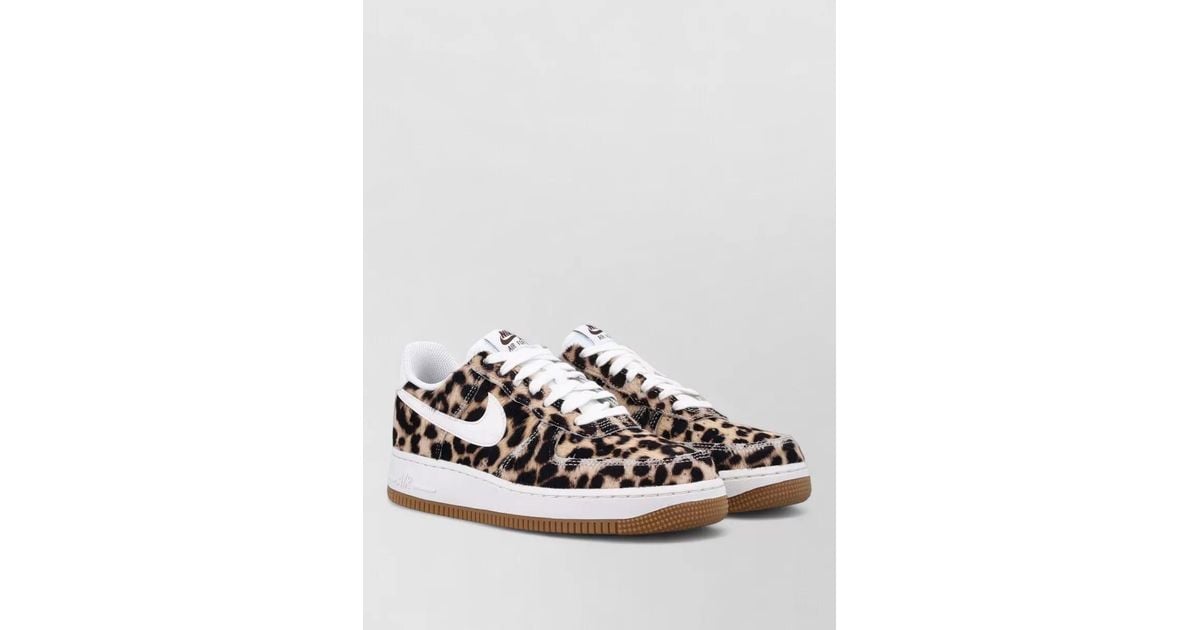 Nike Air Force One 07 Leopard Sneakers in White | Lyst UK