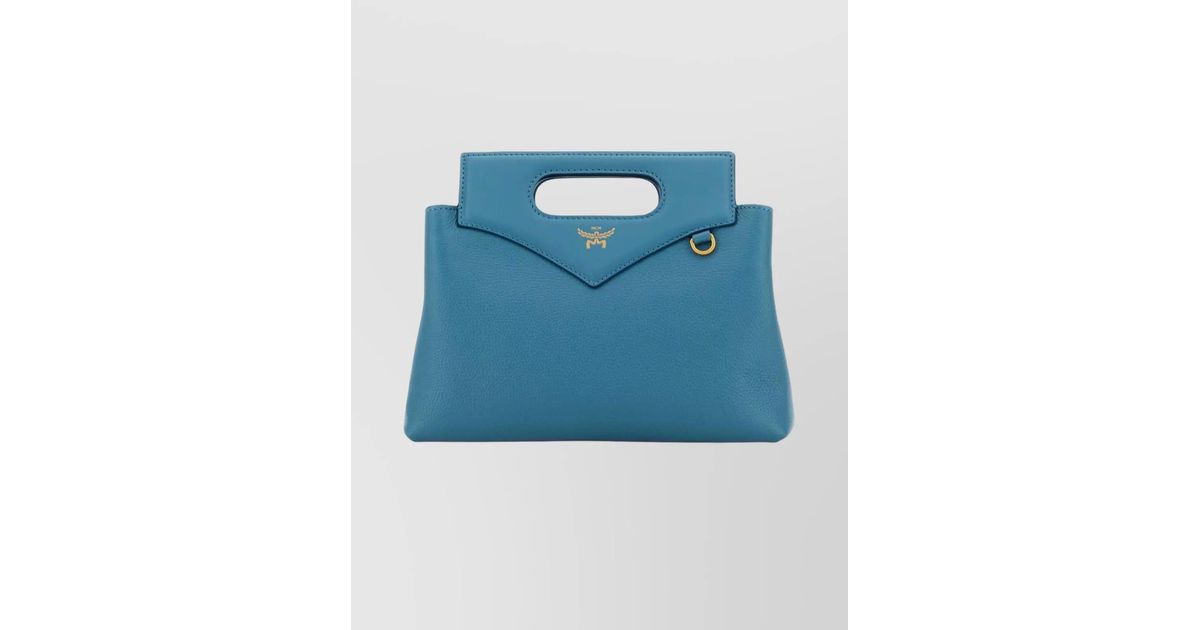 MCM Mini Soft Diamond Handbag in Blue | Lyst UK
