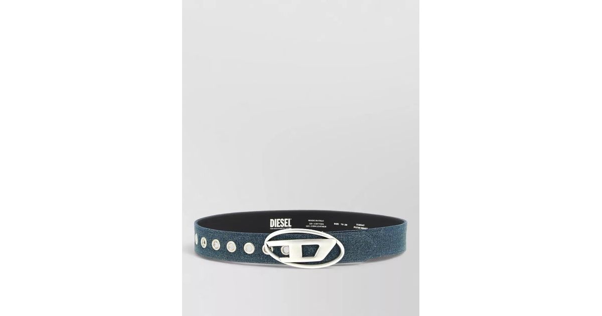 DIESEL B 1Dr Belt Adjustable Fit Multiple Eyelets in Grey | Lyst UK