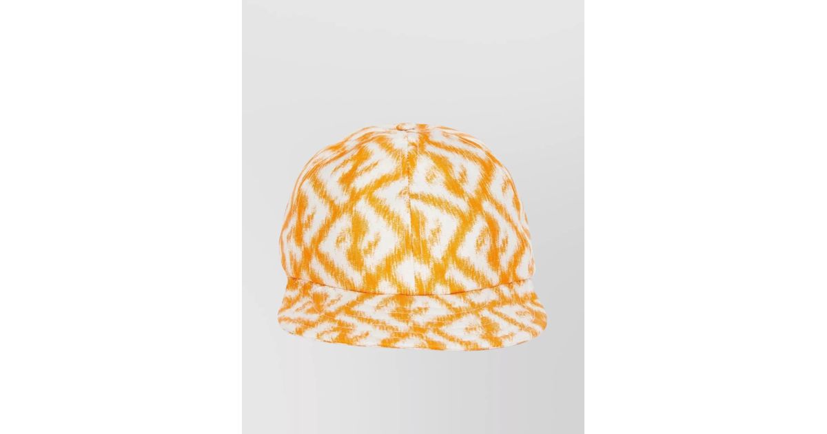 Fendi Silk Baseball Cap With Diagonal Ff Motif in Metallic for Men | Lyst