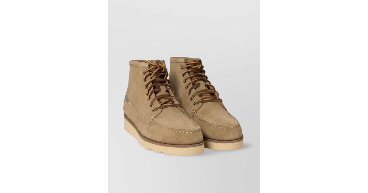 Sebago "Suede Mid Tala" Lace-Up Boots in Natural for Men | Lyst