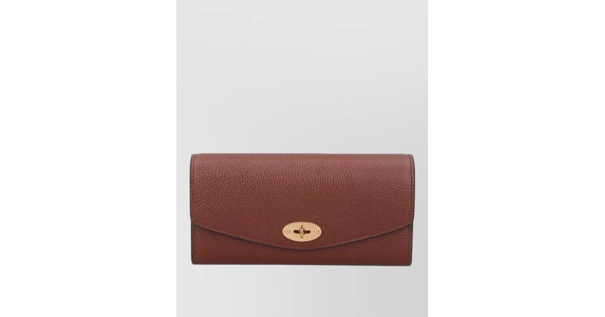 Mulberry Textured Purses And Cardholders With-Tone Hardware in Brown ...