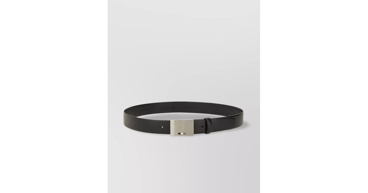 BOSS Adjustable Length Metal Rectangular Belt for Men | Lyst UK