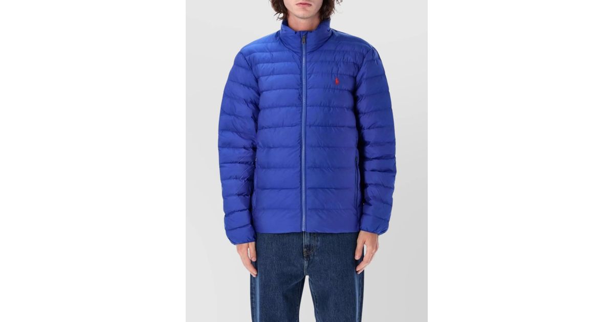 Polo Ralph Lauren Puffer Jacket All-Weather Packable Feature in Blue ...
