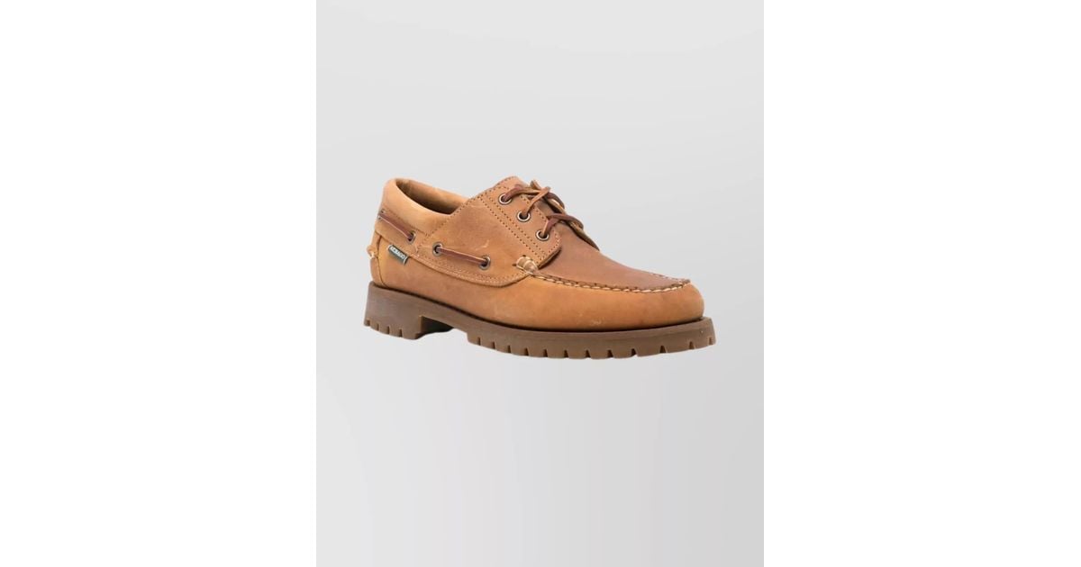 Sebago Lace Up Shoes Acadia Crazy Horse in Brown for Men | Lyst UK