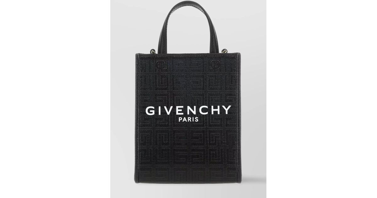 Givenchy Mini G-Tote Handbag Structured Shape in Black | Lyst