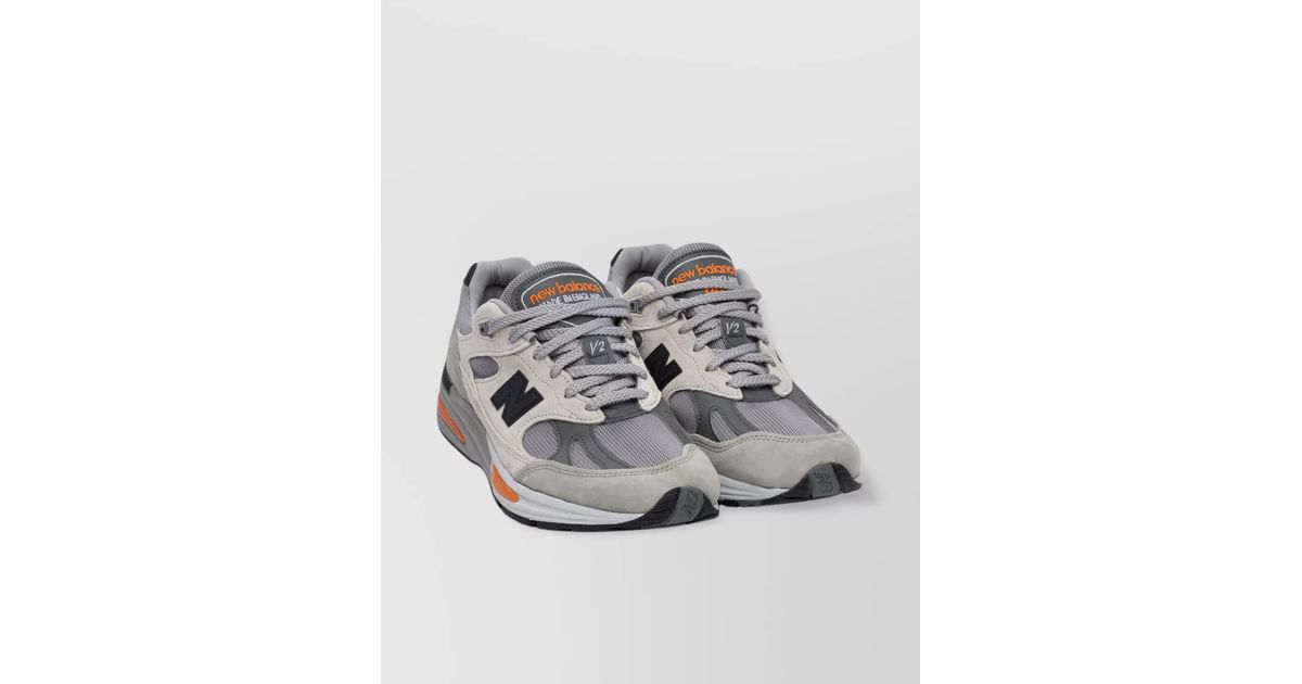 New Balance Sneakers Mesh Panel Rubber Outsole in Grey for Men | Lyst UK