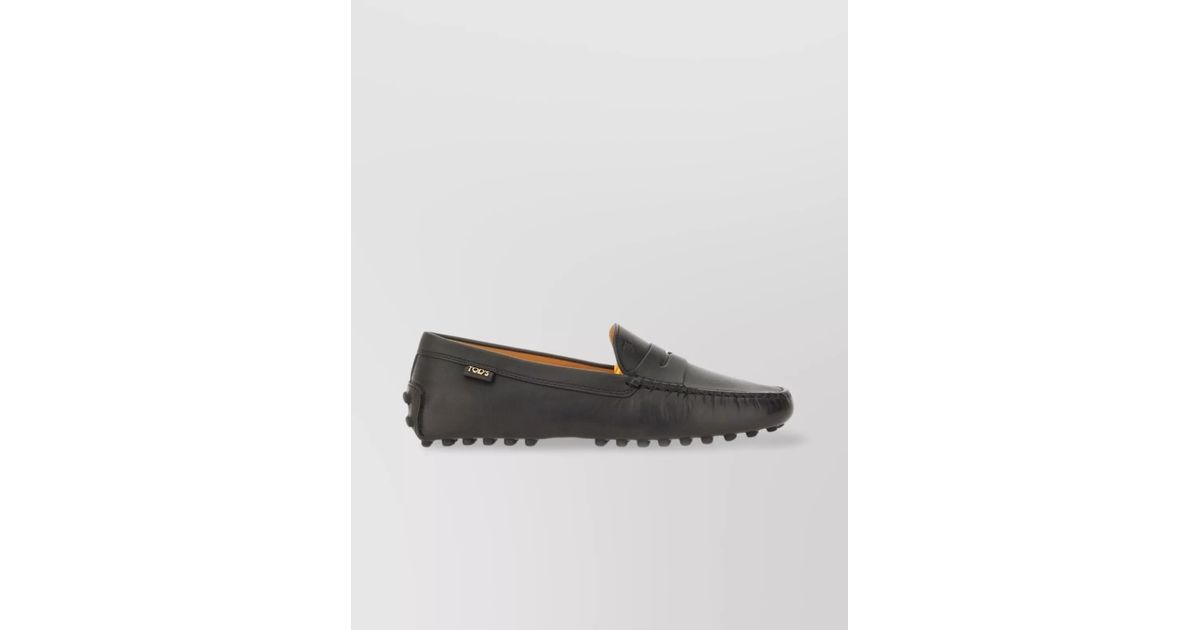 Tod's Loafers With Round Toe And Durable Rubber Sole | Lyst UK