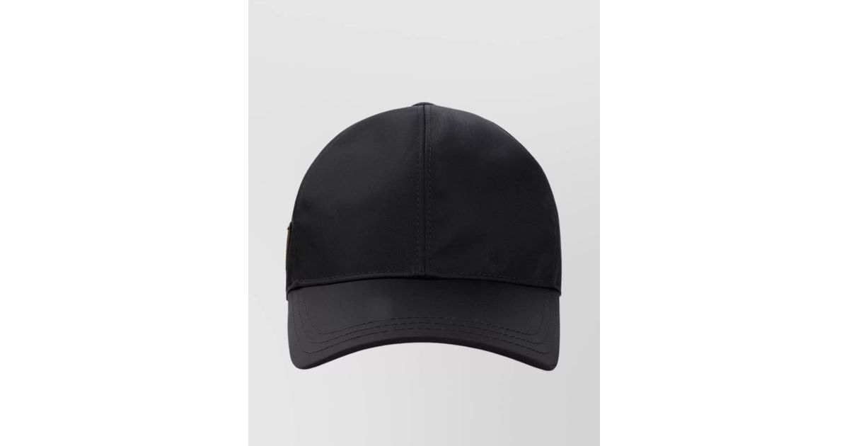Prada Nylon Baseball Cap 6-Panel Construction in Blue | Lyst