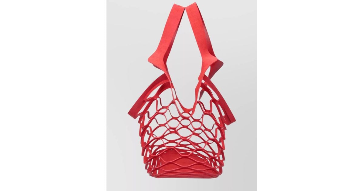 Our Legacy Versatile Shoulder Bag Dual Handles in Red | Lyst