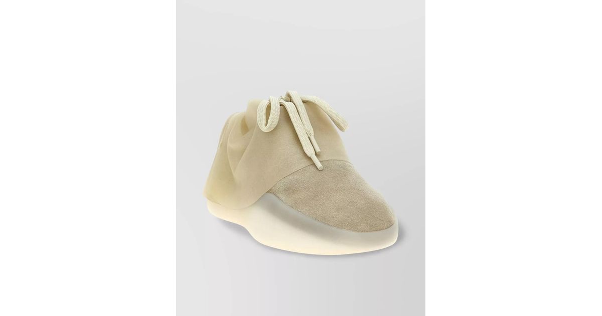 Fear Of God Suede Upper Round Toe Rubber Sole Sneakers in Natural for ...