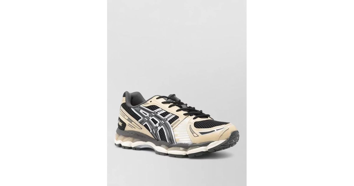 Asics Gel Kayano 12.1 Mesh Sneakers Rubber Sole in Metallic | Lyst UK
