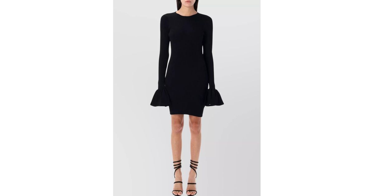 ROTATE BIRGER CHRISTENSEN Mini Dress With Cutouts And Flared Cuffs in ...