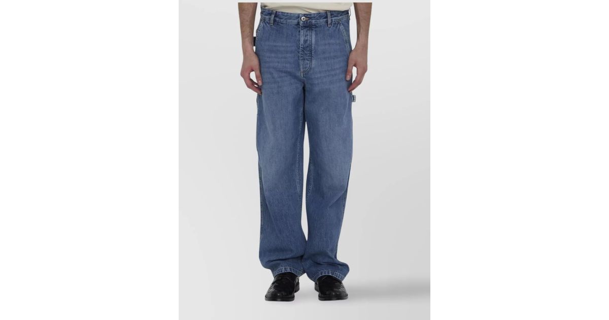 Bottega Veneta Trousers Cargo Back Pockets in Blue for Men | Lyst UK