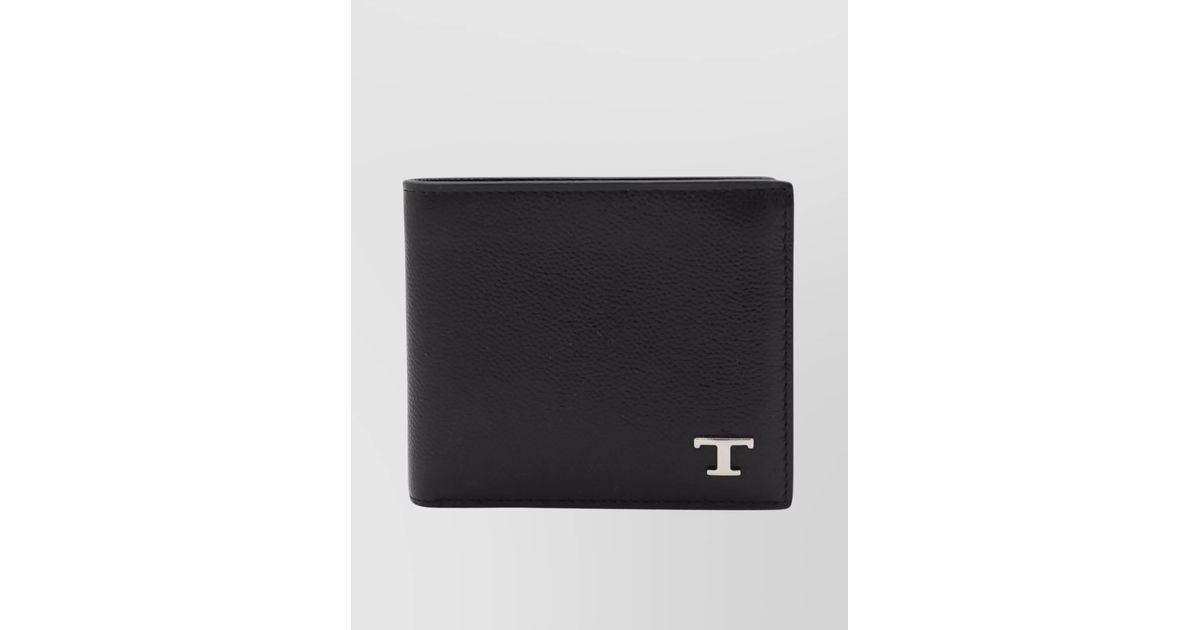 Tod's Fold Wallets Bi-Fold Design in Black for Men | Lyst UK