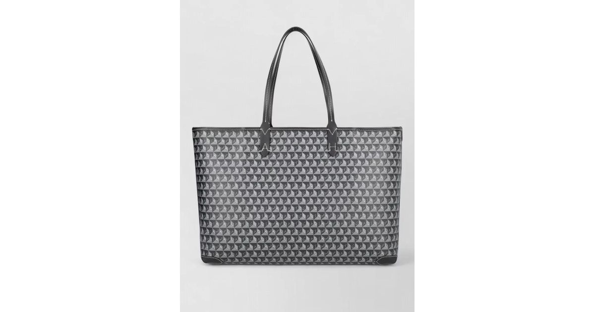 Anya Hindmarch Structured Tote Bag All-Over Pattern in Grey | Lyst UK
